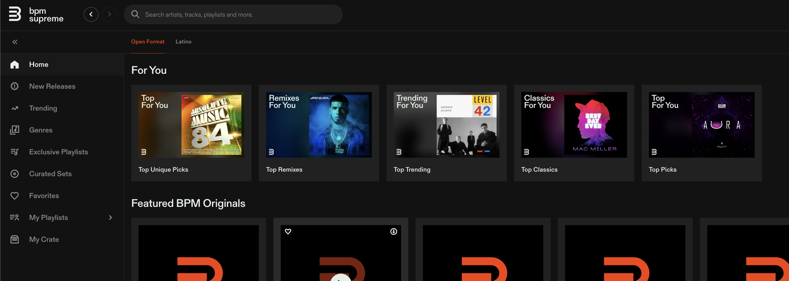 How the "For You" section works – BPM Supreme Support
